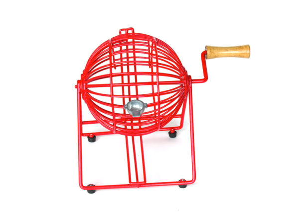 Raffle Barrell 24cm Plastic Coated includes 1-100 Marbles - Gridmaster